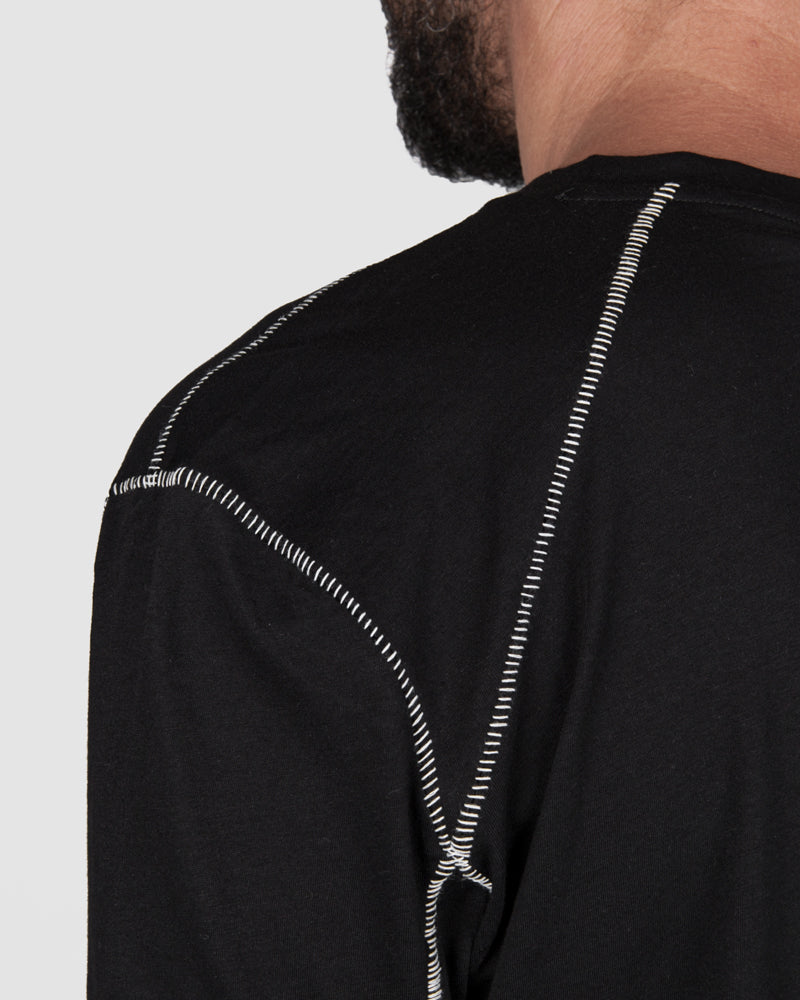 Army of me - Regular fit scar stitched t-shirt black – Stilett